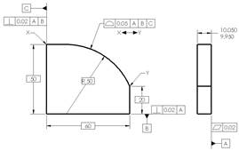 Geometric Dimensioning & Tolerancing in engineering drawings